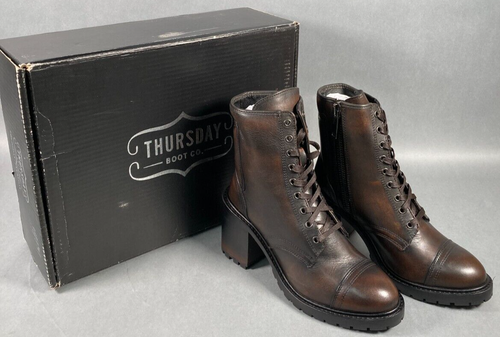 Thursday Boot Co. Rebel: Women's Size 8 Coffee Black & Brown Leather ...