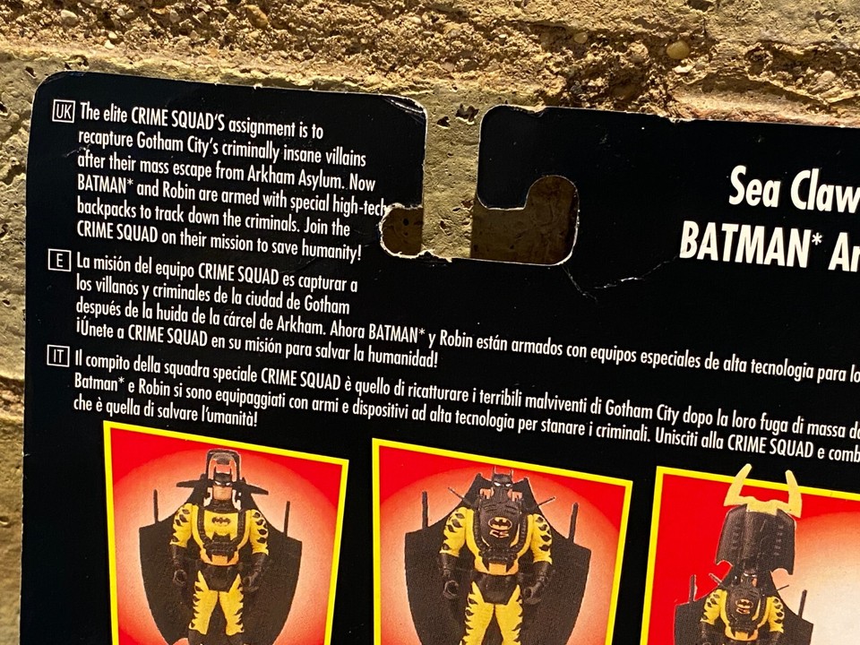 Batman The Animated Series SEA CLAW BATMAN Kenner 1994 Stored 29yrs ...