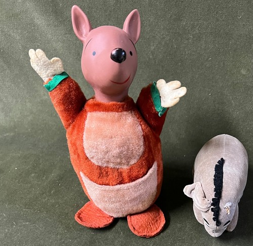 2 Winnie the Pooh Dolls - Kanga Roly Poly Chime Doll and Eeyore Plush ...