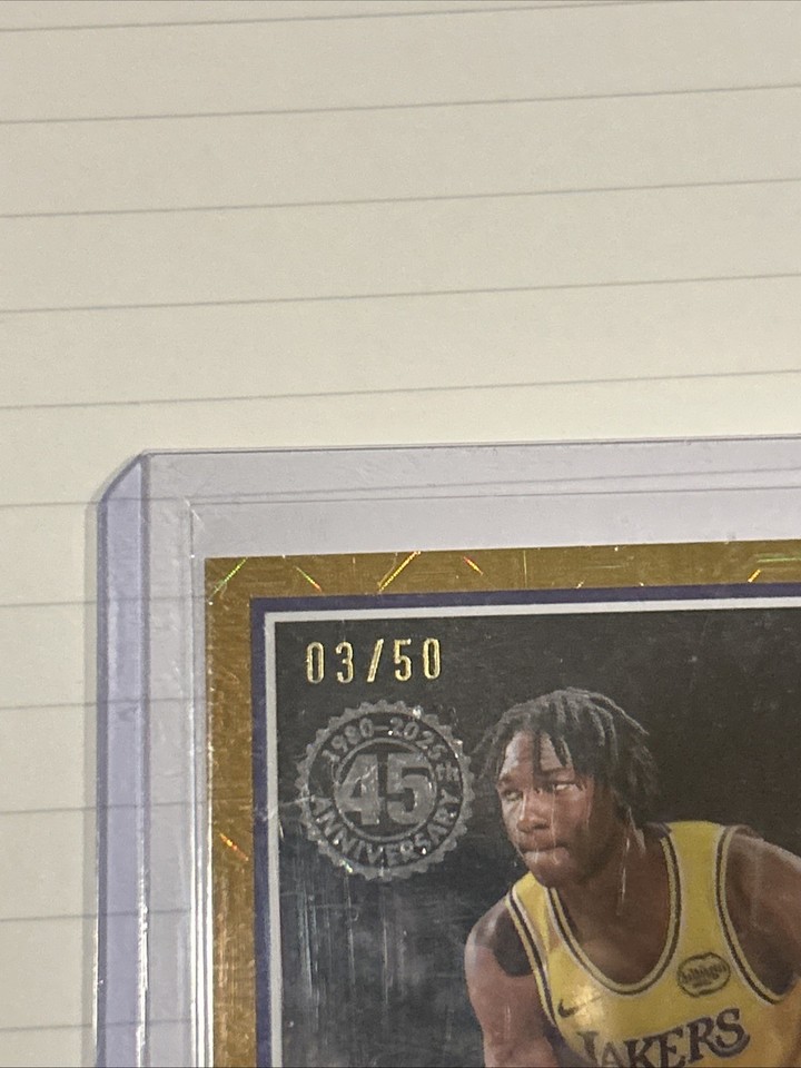 2025/26 Topps NBA Flagship Basketball/ Adou Thiero Gold Refractor /50 ...