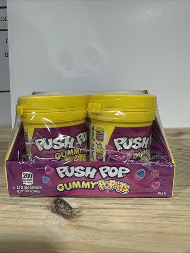 8-pack NEW Push Pop Pop-Its Gummy Candy - Fun, Twist-Up Containers (see ...
