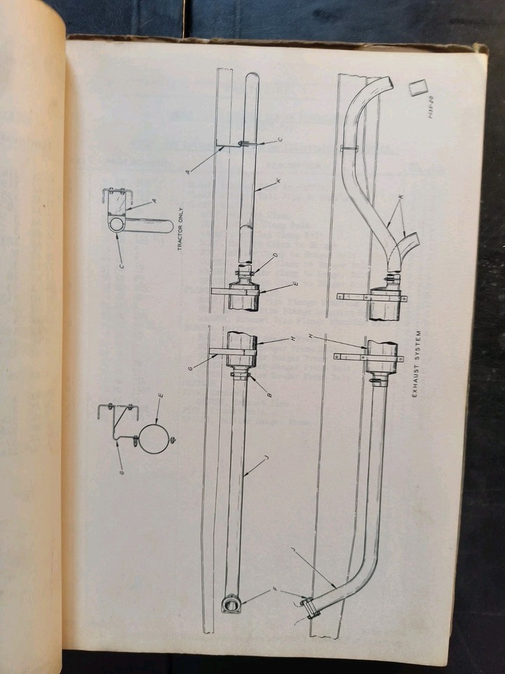 Mack Truck A40S Parts Book 1950 Semi Heavy Duty Diesel Diagram ...