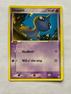Shuppet 63/92 Pokémon EX Legend Maker Unlimited Non-Holo NM 2006 box-3 ...
