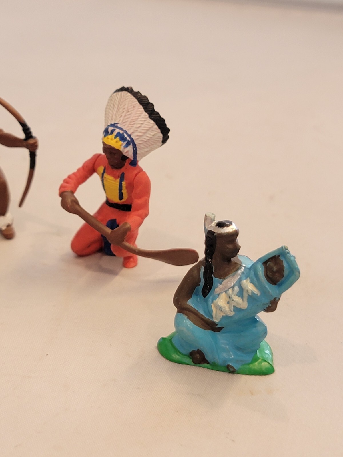 Vintage Lot Miniature Plastic Indians 2" | eBay
