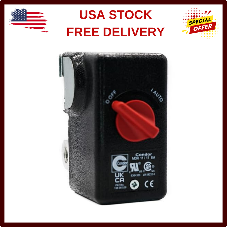 Replacement Pressure Switch for Husky Air Compressor Fits C602H C801H ...