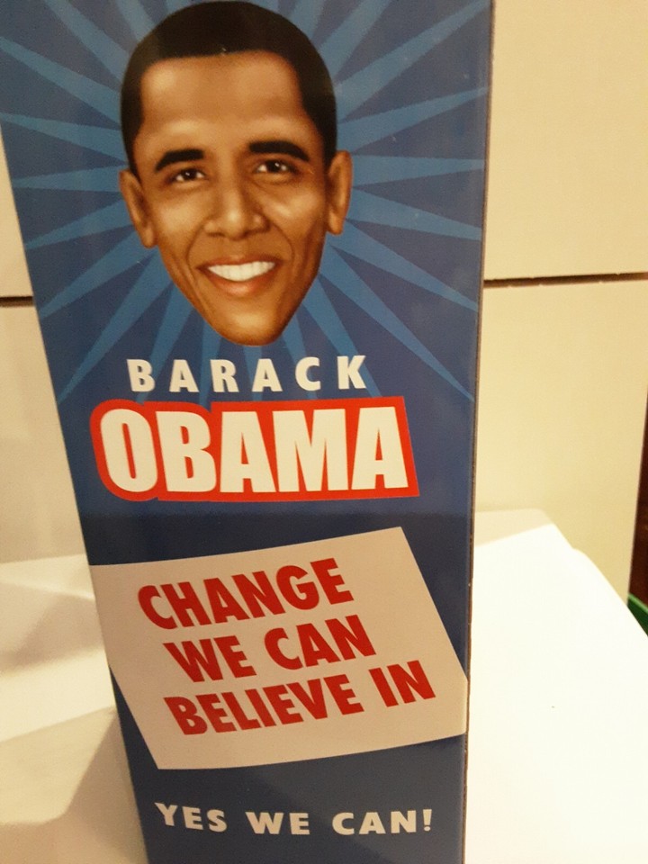 President Obama Bobblehead 2008 Talking 'Yes We Can' Wacky Wobbler ...