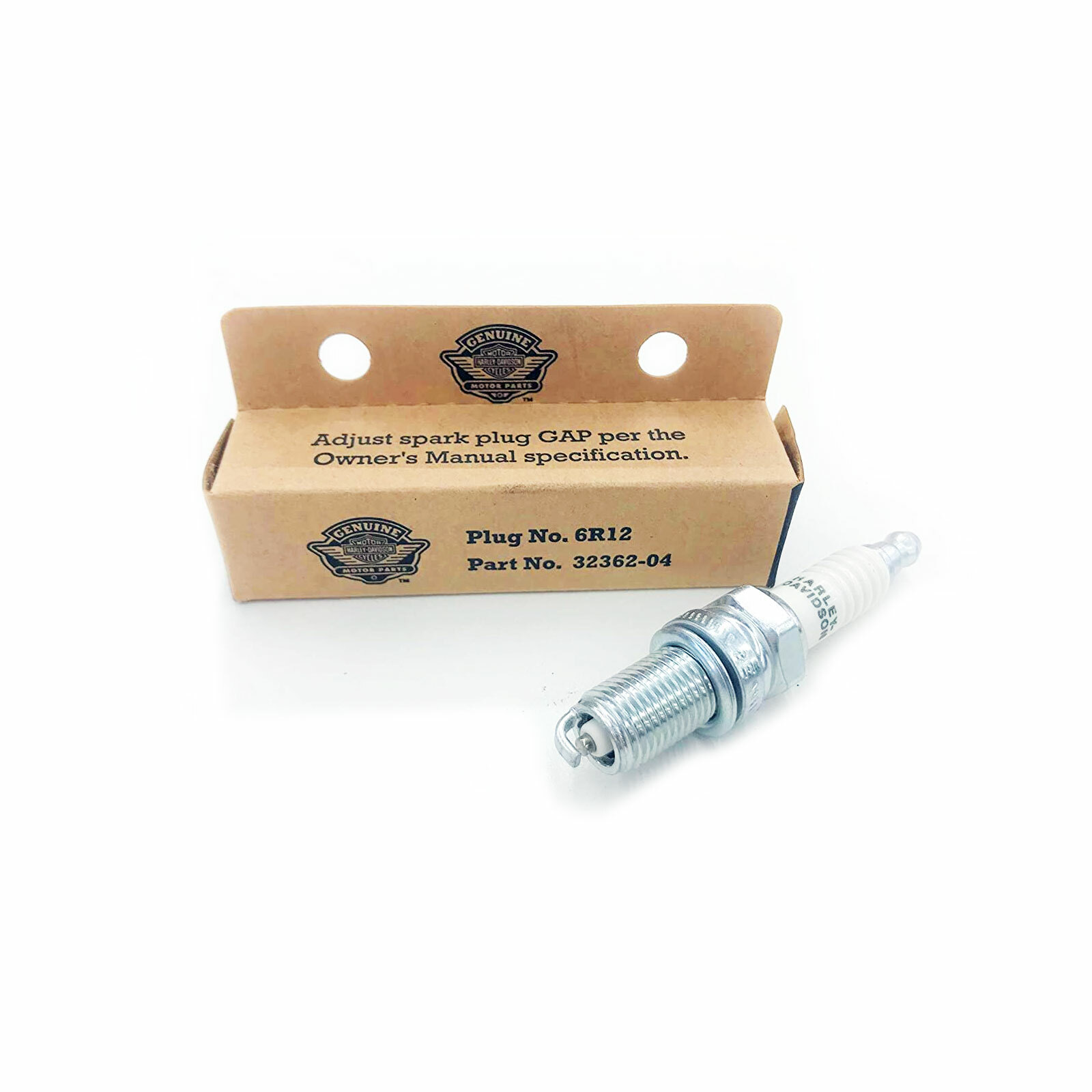 Genuine Harley-Davidson 32362-04 Spark Plug 6R12 Single Sportster Twin ...