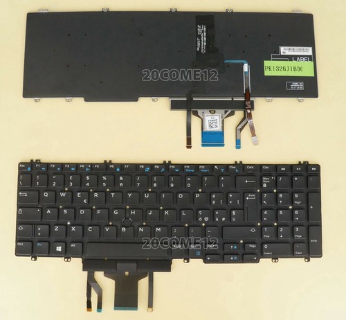 For 7530 7730 E7530 M7530 Keyboard Italian Tastiera Backlit #A6-13 | eBay