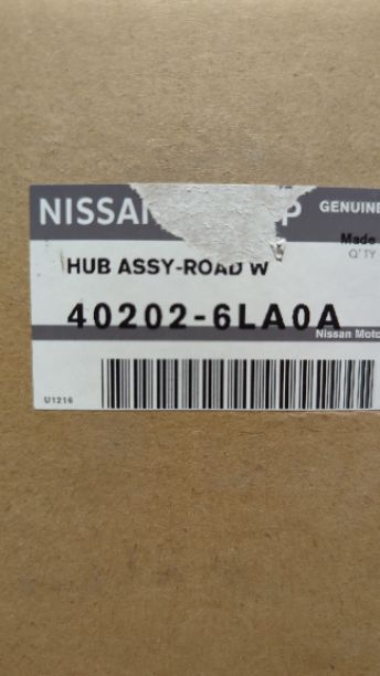 Genuine Nissan Hub Assembly-road Wheel Front 40202-6la0a for sale ...