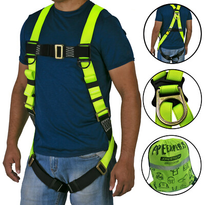 Safety Harness 1D Ring Fall Protection Full | Grelly USA