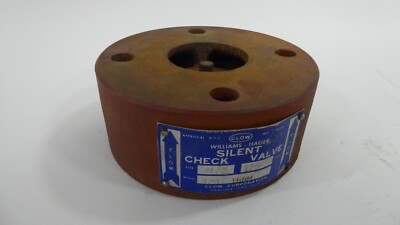 Clow 329-IBBM Used Silent Check Valve 2-1/2" 125 ANSI Williams Hager | eBay