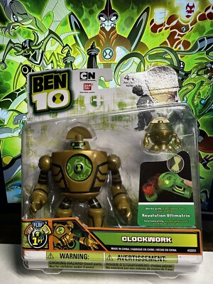 NEW Ben 10 Clockwork 4" Action Figure BANDAI 2011 Cartoon Network NIP ...
