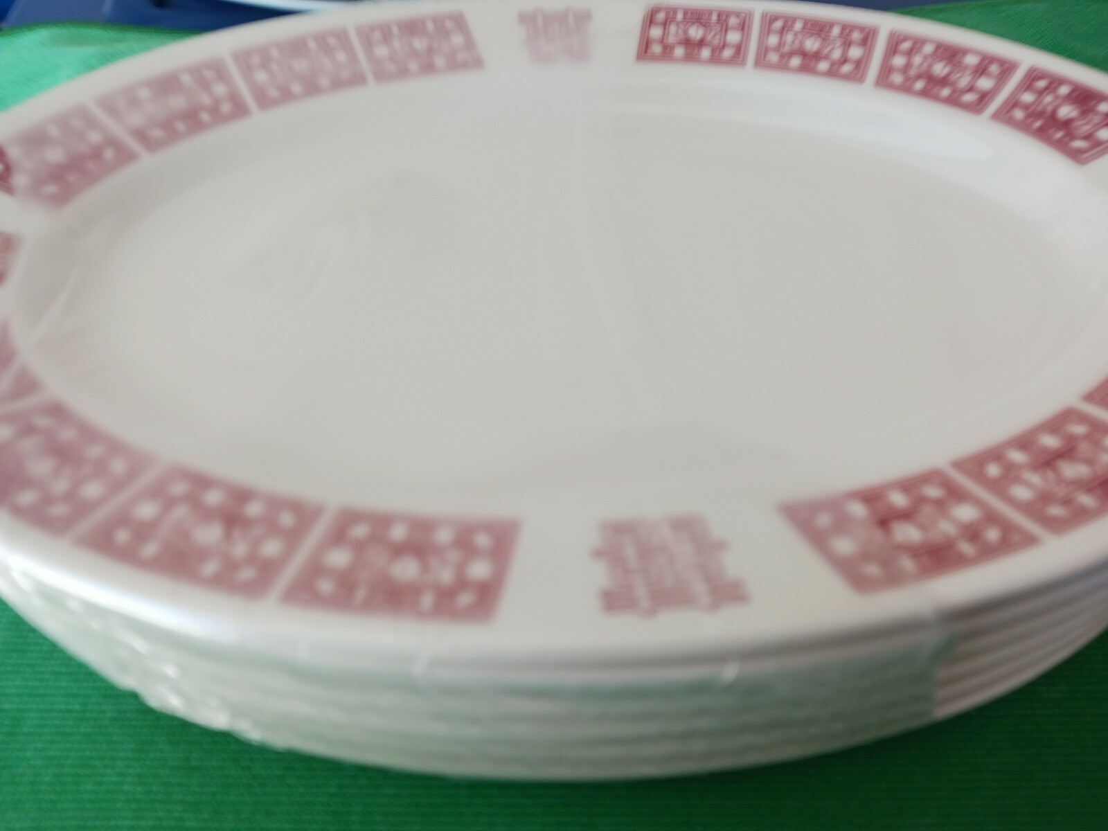 Vintage Restaurant Ware Buffalo China Platters Oval Red for sale online ...