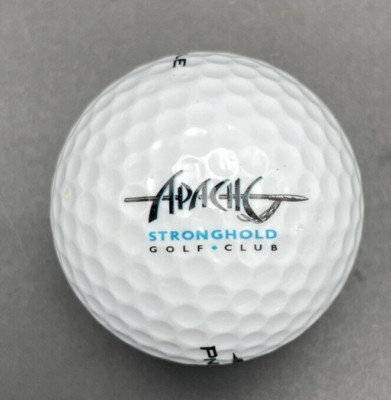 Apache Stronghold Golf Club Logo Golf Ball (1) Pinnacle Power Core Pre ...