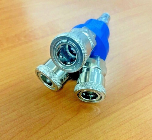 3Way Air Hose Fitting Air Compressor Fittings Nitto Type Multi Hose ...