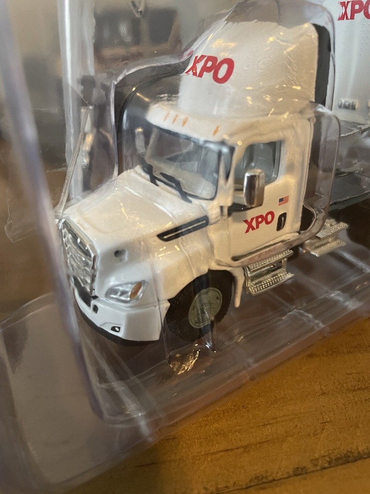 DCP by First Great 1:64 XPO LOGISTICS Freightliner w/pup trailers. U.S ...