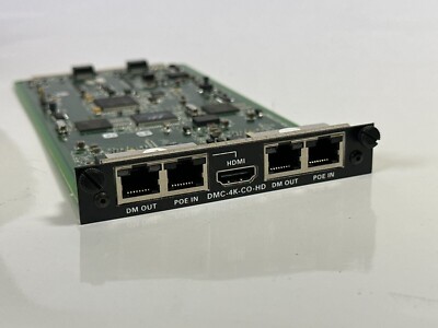 Crestron DMC-4K-CO-HD 2-Channel HDBaseT Certified 4K DigitalMedia 8G ...