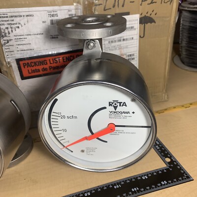 Rota Yokogawa 1" Rotameter 150# 316L Stainless RAMC02-A1SS-53L1-T90NNN ...
