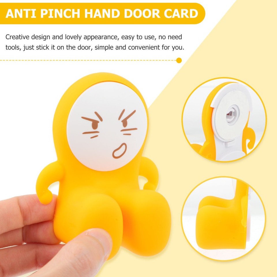 Children Safety Door Stop Anti Slam Stopper Cartoon Anti-pinch Catch ...