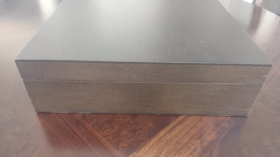 STERLING SILVER PLATE STAINLESS SILVERWARE FLATWARE STORAGE BOX CHEST ...