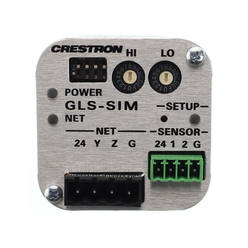 CRESTRON GLS-SIM GREEN-LIGHT SENSOR INTEGRATION MODULE, 24V, POWER ...