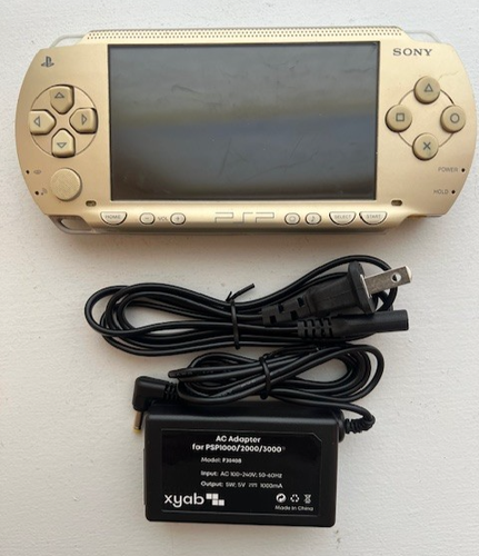 PSP 1000 - Gold - GOOD CONDITION - Console + Official Memory 4GB ...