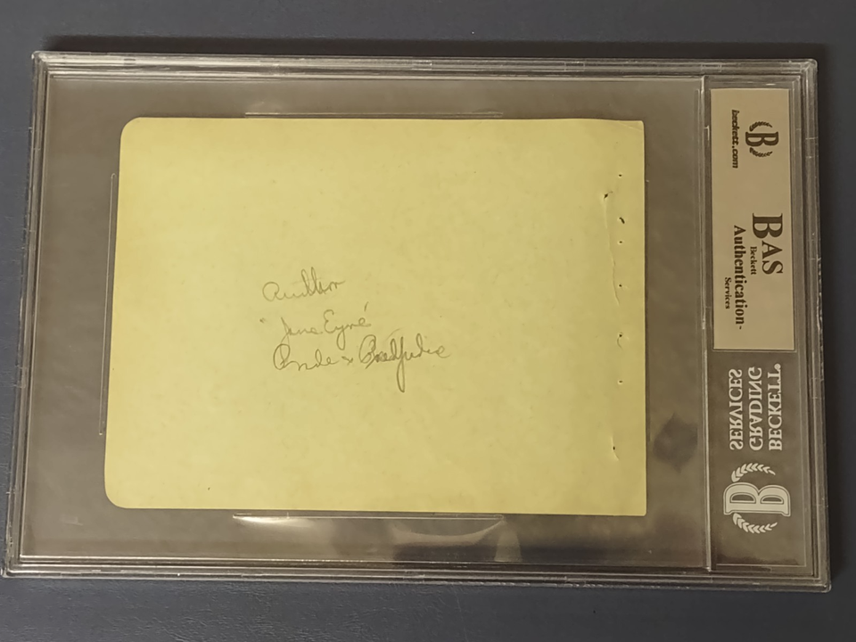 Katharine Hepburn Autograph Signed Album Page AUTO Beckett Cased ...