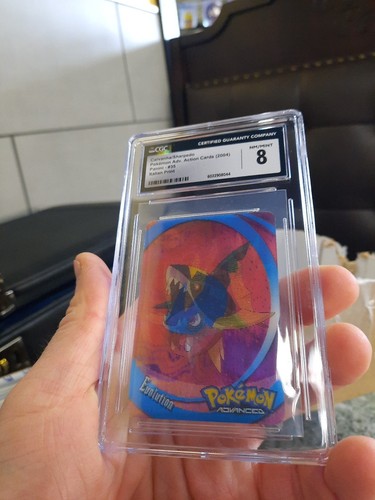 Carvanha Sharpedo Cgc 8 Pokemon Advanced Action Card 2004 Panini #35 ...