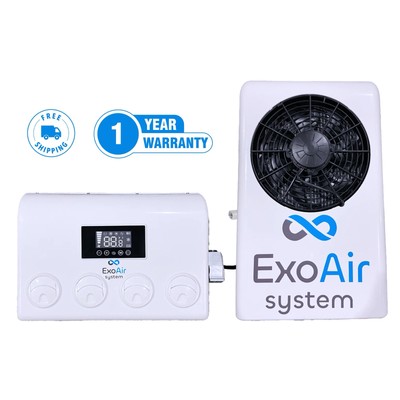 ExoAir Split System - Electrical Air Conditioner AC 12V For Van Truck Bus Rv | eBay