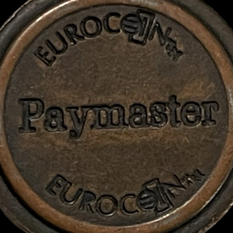 UK EuroCoin Paymaster Token United Kingdom Automatic Dispenser Token ...