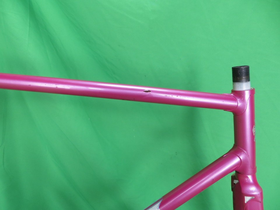 Eimei Pink Metallic NJS Approved Keirin Frame Track Bike Fixed Gear 53 ...