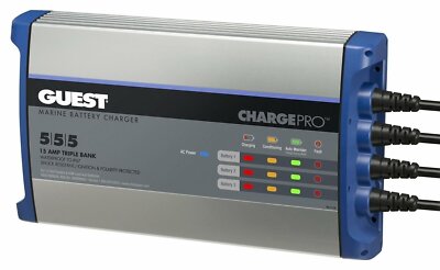 Guest Charge Pro On Board Battery Charger 10A/12V 3 Bank 120V Input ...