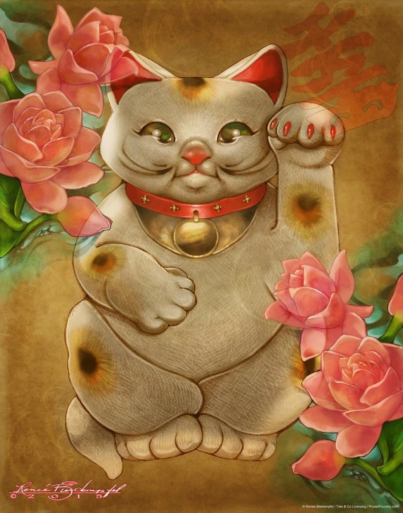 Maneki Neko Art