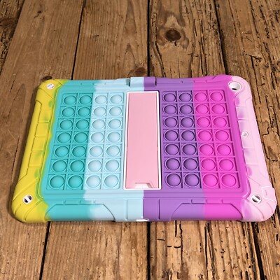 Pop It iPad Case 10.2, iPad 10th Generation Case Multicolor Girl | eBay