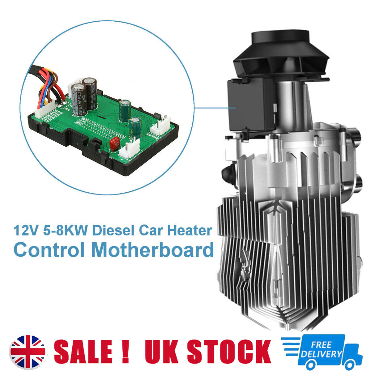 Air Diesel Heater Control Board Motherboard for 5/8KW Diesel Air Heater ...