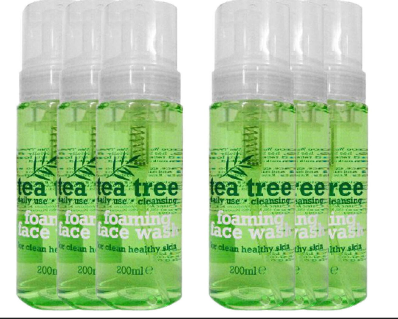 Tea Tree Daily Use Cleansing Foaming Face Wash For Clean Healthy Skin ...