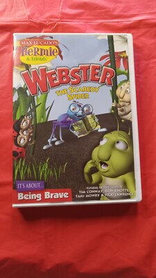 Hermie Friends - Webster the Scaredy Spider (DVD, 2004) Its About Being ...