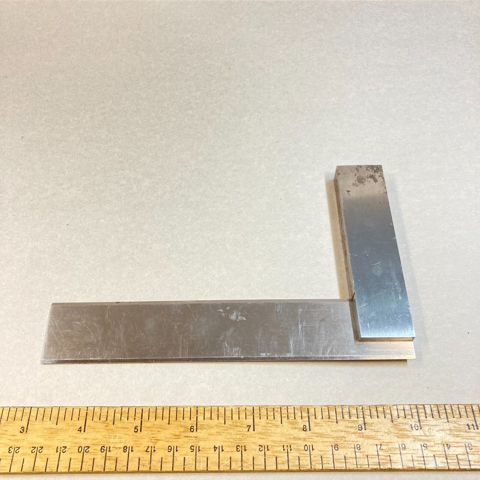 Starrett Machinist Square 6" Beveled Edge Blade #55 USA | eBay