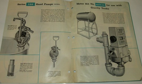 VINTAGE 1959 TOKHEIM HIGH-VACUUM HAND PUMPS CATALOG! INDUSTRIAL/FARM ...