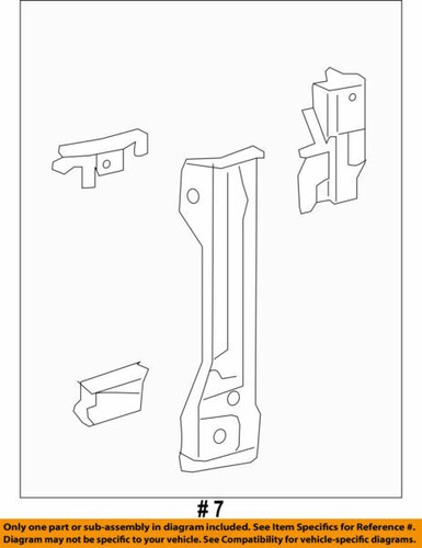 53202-47901 Toyota Support sub-assy, radiator, rh 5320247901, New ...