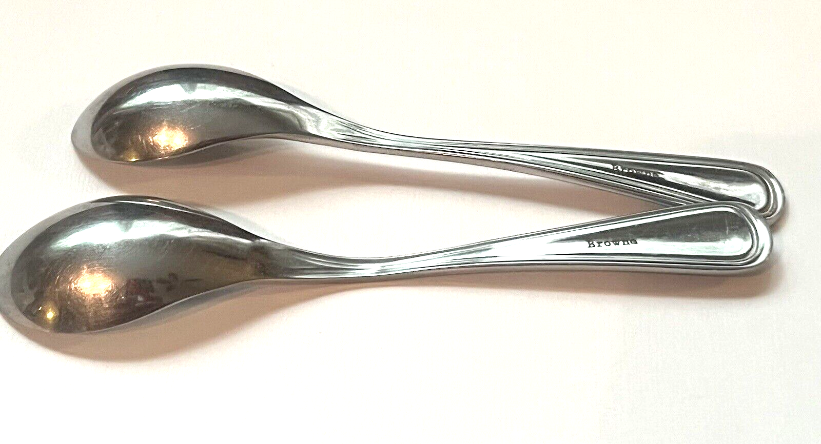 Browne Stainless Steel Sugar Spoons Set 2 | eBay