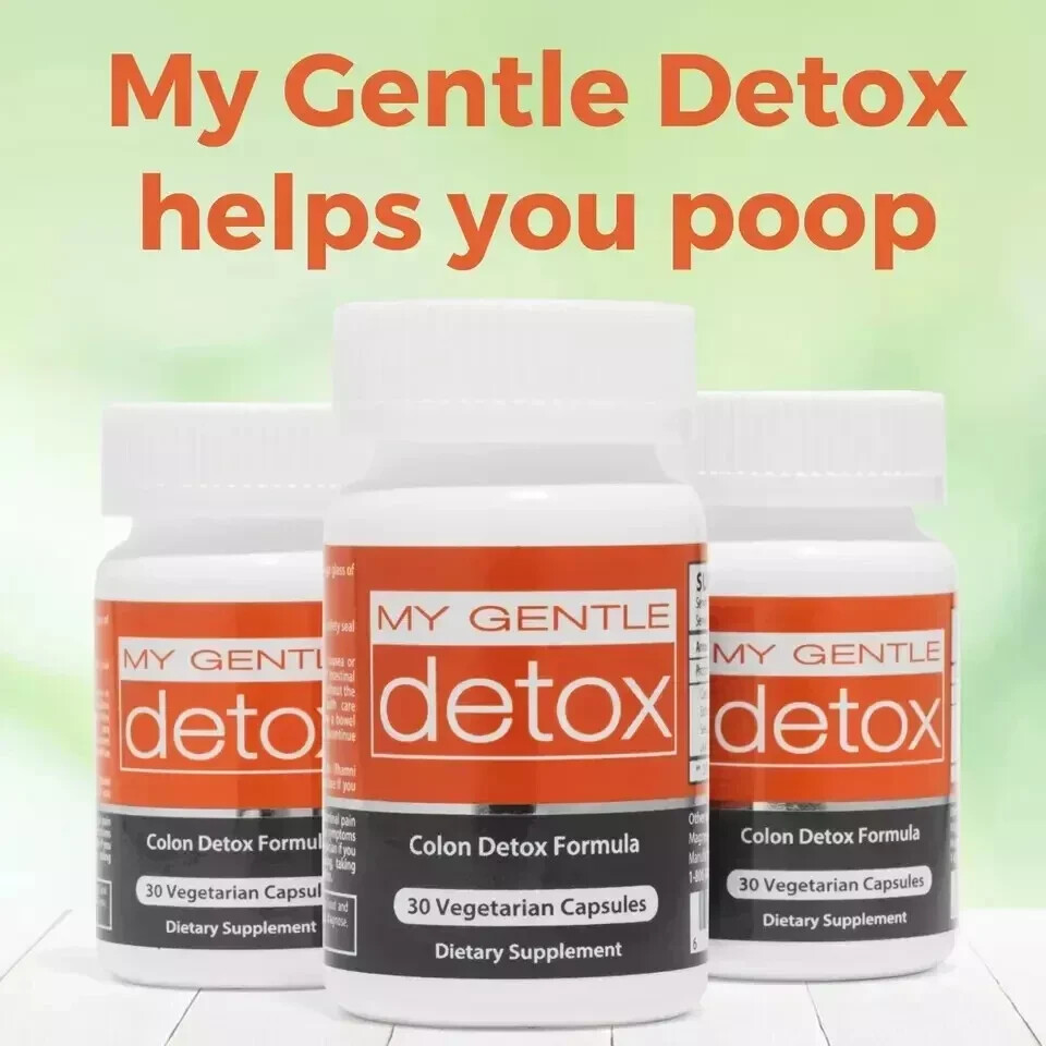 Herbal Nitro My Gentle Detox -Advanced Colon Cleanse Detox Women & Men ...