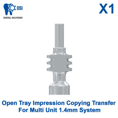 Dental DSI Open Tray Impression Copying Transfer For Multi Unit 1.4mm ...