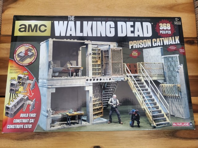 McFarlane Toys The Walking Dead Prison Catwalk Building Set - 368 ...