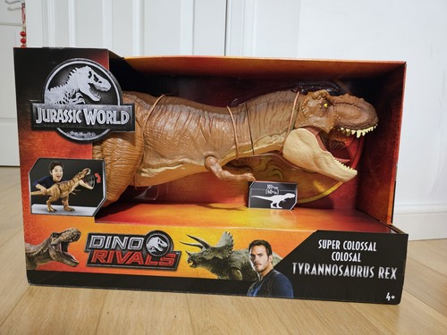 Jurassic World Super Colossal T-Rex Giant Dinosaur Toy Figure new 101cm ...