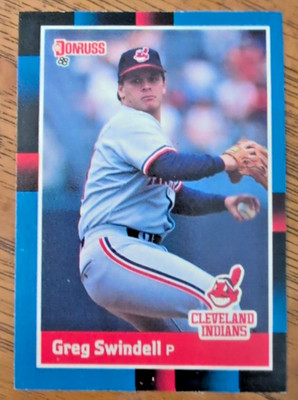 GREG Swindell Cleveland Indians 1988 Donruss Baseball Card #227 Mint | eBay