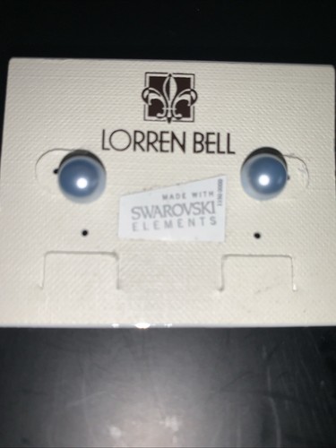 Beautiful Pearl Shaped Earrings With Swarovski Elements By Loren Bell ...