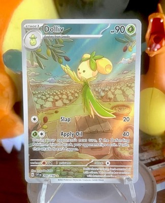 Pokemon TCG Dolliv 200/198 Scarlet & Violet Base Set Illustration Rare ...