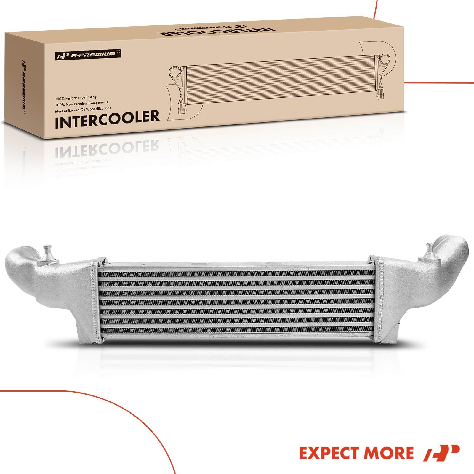 A-Premium Air Cooled Intercooler for Mercedes-Benz W202 C230 99-00 ...
