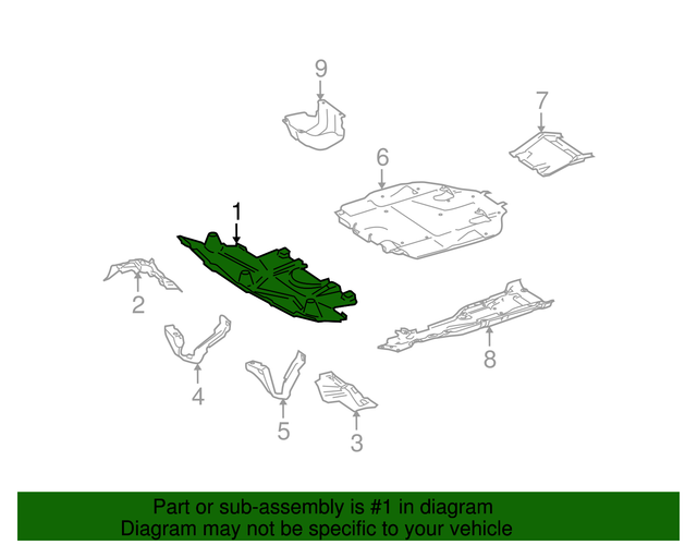 Mercedes-Benz 1645241430 Genuine OEM Front Shield for sale online | eBay
